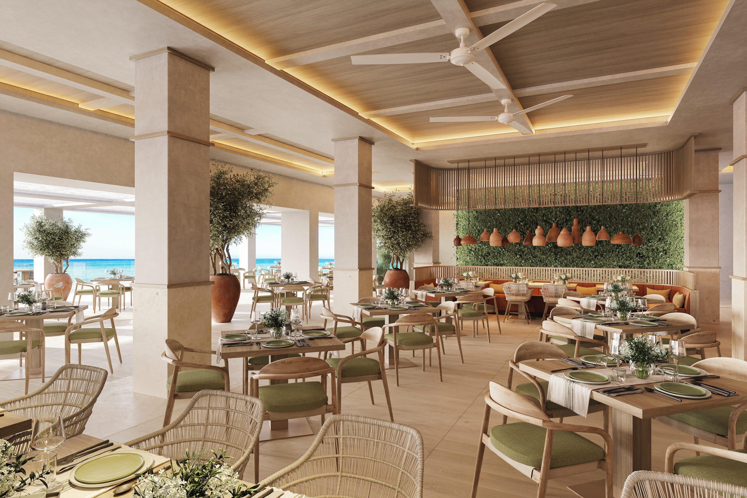 Discover international cuisine at Flavors Restaurant | Ikos Olivia